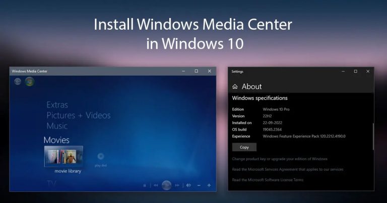 Install Windows Media Center in Windows 10 | Prime Inspire
